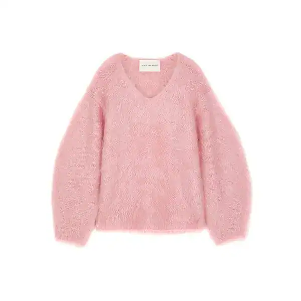 By Malene Birger Hamie Brushed Mohair-Blend Jumper In Light Pink